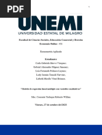 Econometria I Variables Dummy | PDF | Regresión lineal | Análisis de regresión