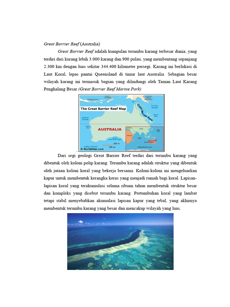 Great Barrier Reef | PDF