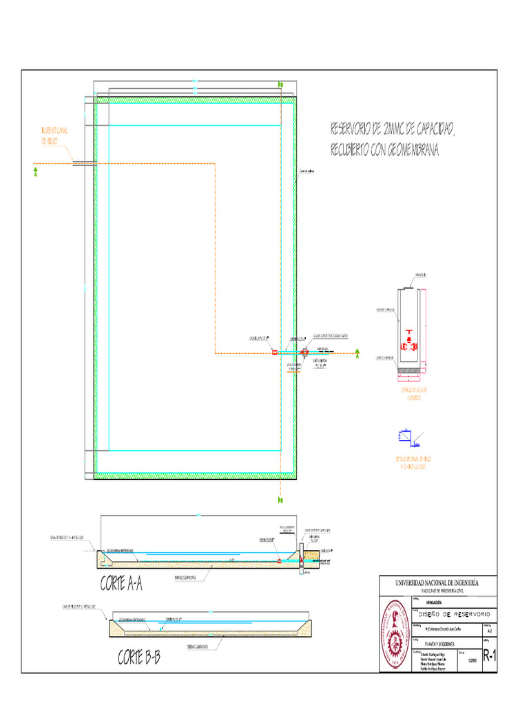 Anexo N°8-Reservorio 1-2000 | PDF