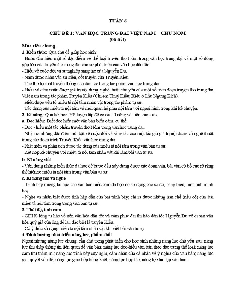 Chu de Truyen Kieu | PDF