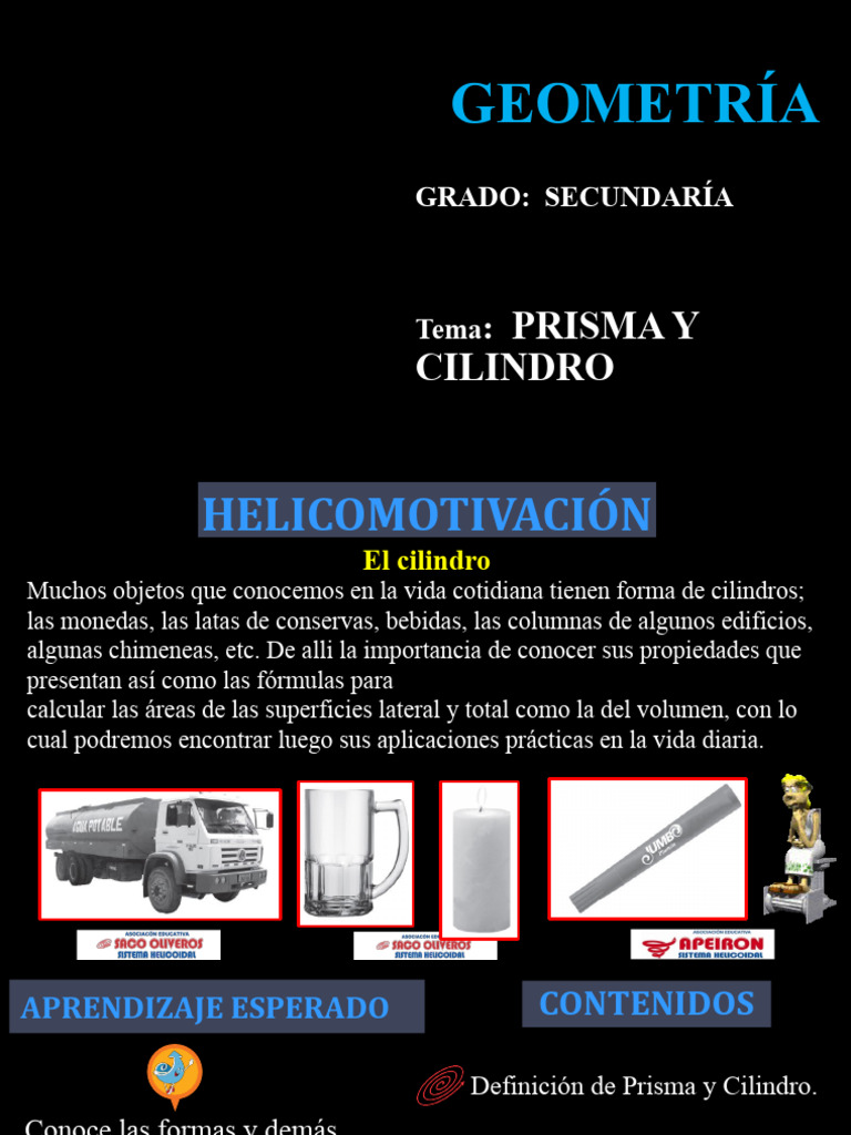 Capítulo 17 Prisma y Cilindro | PDF | Objetos geométricos | Geometría