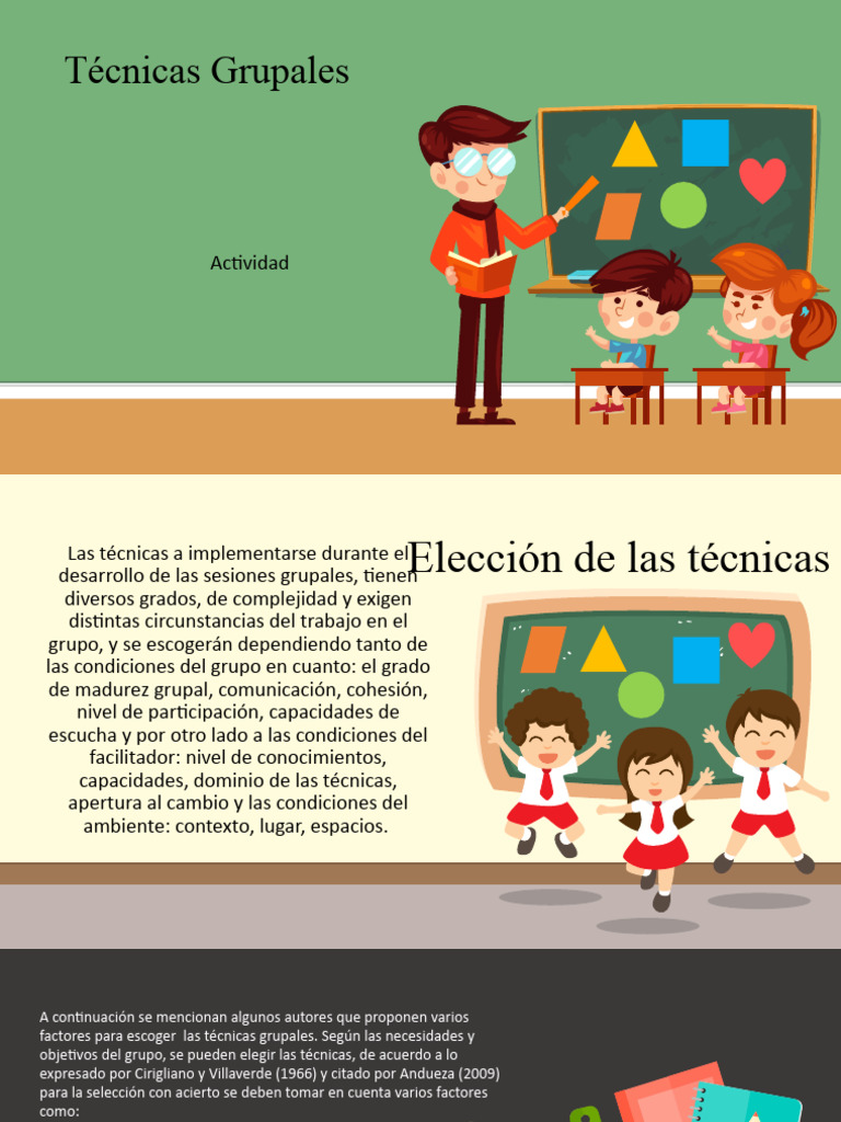 Técnicas Grupales | PDF | Ciencia cognitiva | Aprendizaje