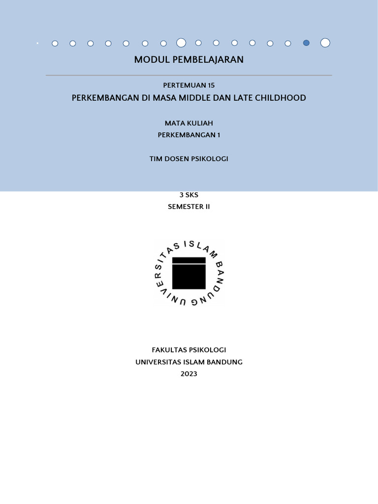 Modul Pertemuan 15 | PDF