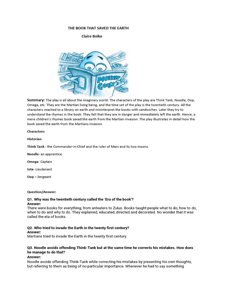 10 The Book That Saved The Earth PDF