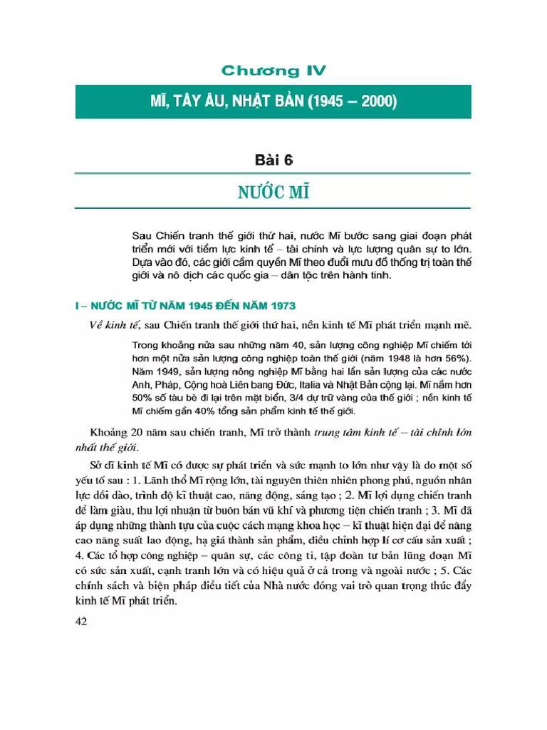 Sach Giao Khoa Lich Su Lop 12 Bai 6 Nuoc Mi | PDF