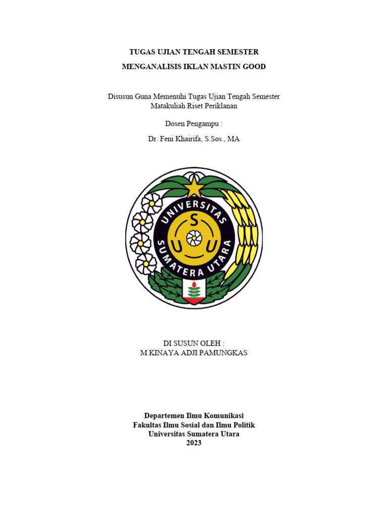 Analisis Iklan Mastin Good 2023 | PDF