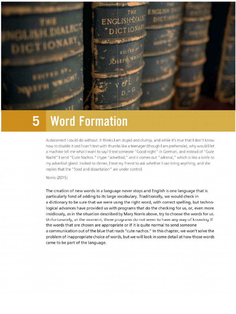 CH 5 Word Formation (Yul2) | PDF