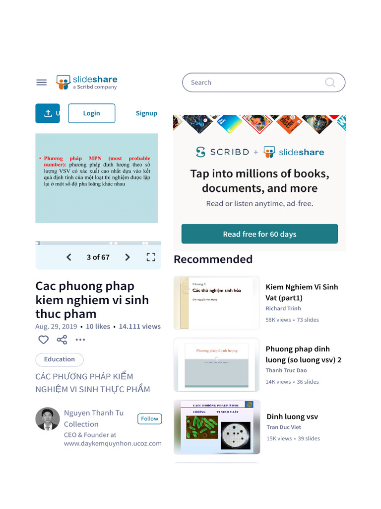 Cac Phuong Phap Kiem Nghiem VI Sinh Thuc Pham | PDF