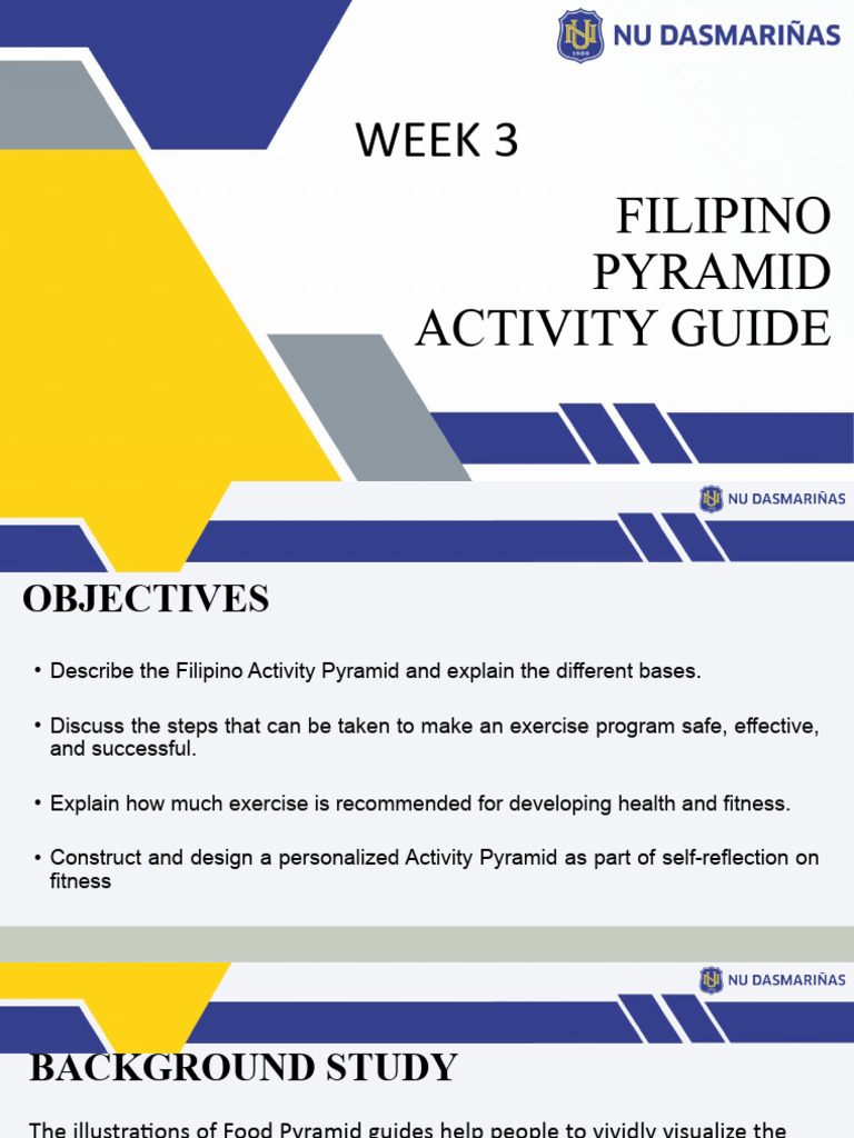 Week 3: Filipino Pyramid Activity Guide | PDF