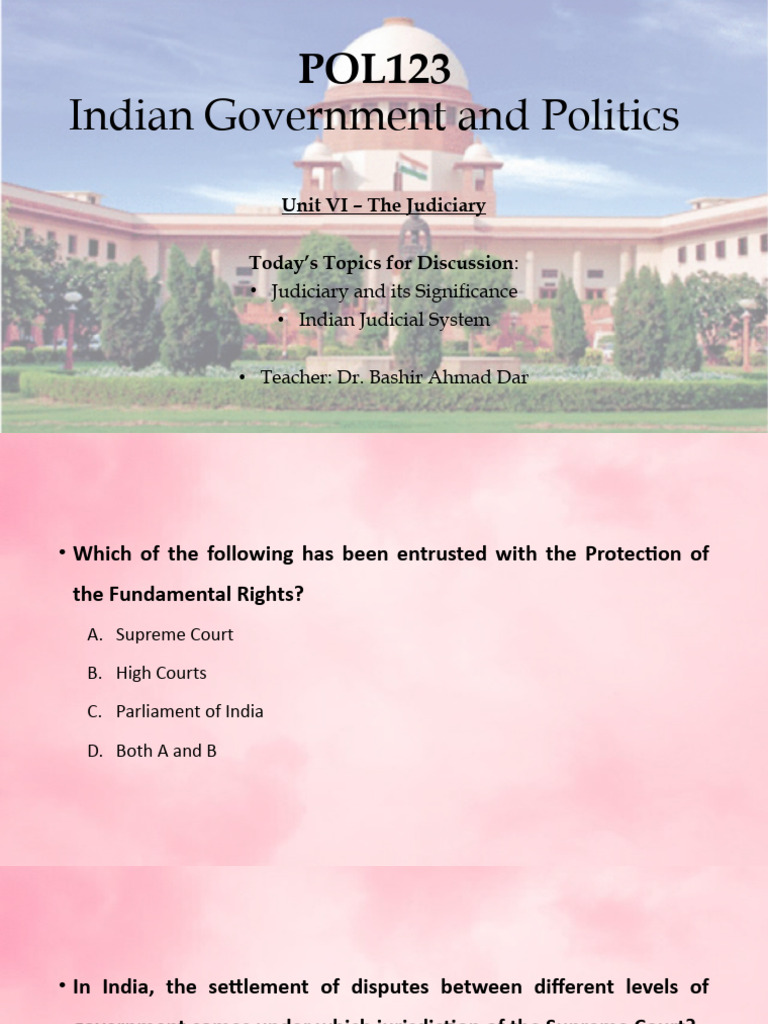 Indian Judicial System | PDF