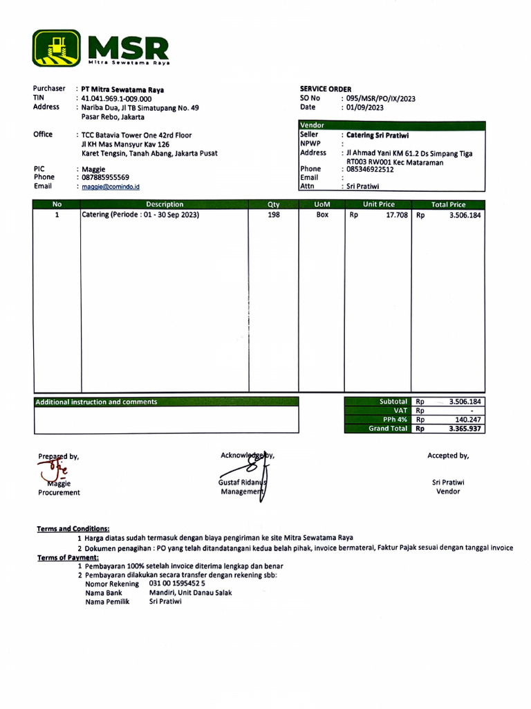 INVOICE 10 Oct 2023 | PDF