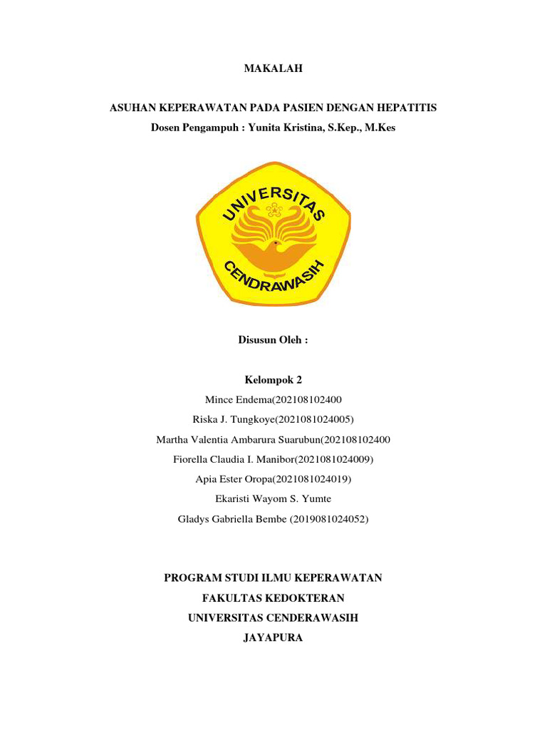 KEL.2 Makalah Hepatitis | PDF KEL.2 Makalah Hepatitis | PDF