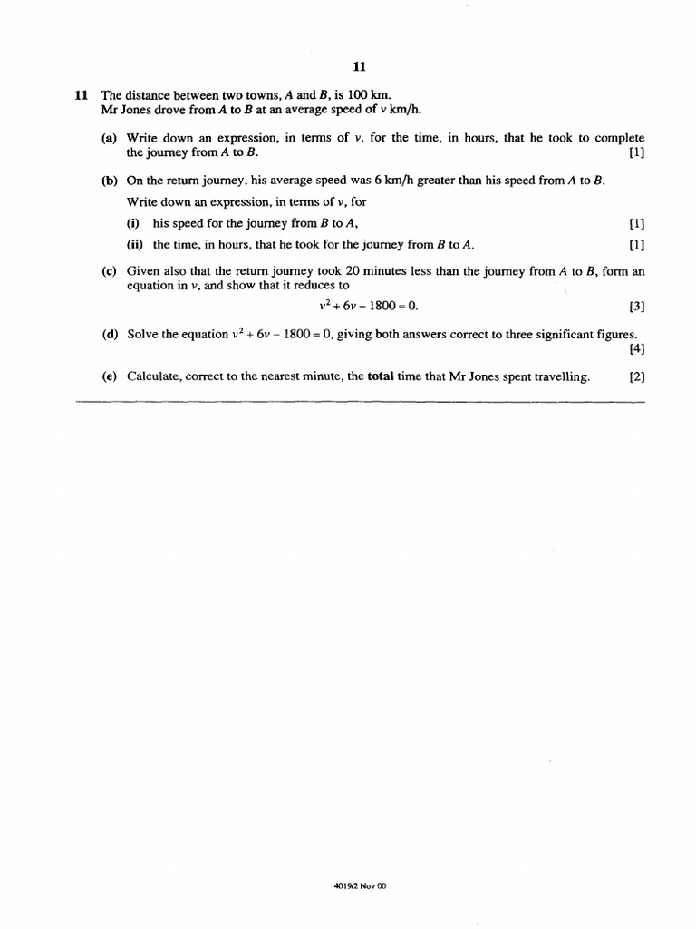 Algebra Word Problems | PDF