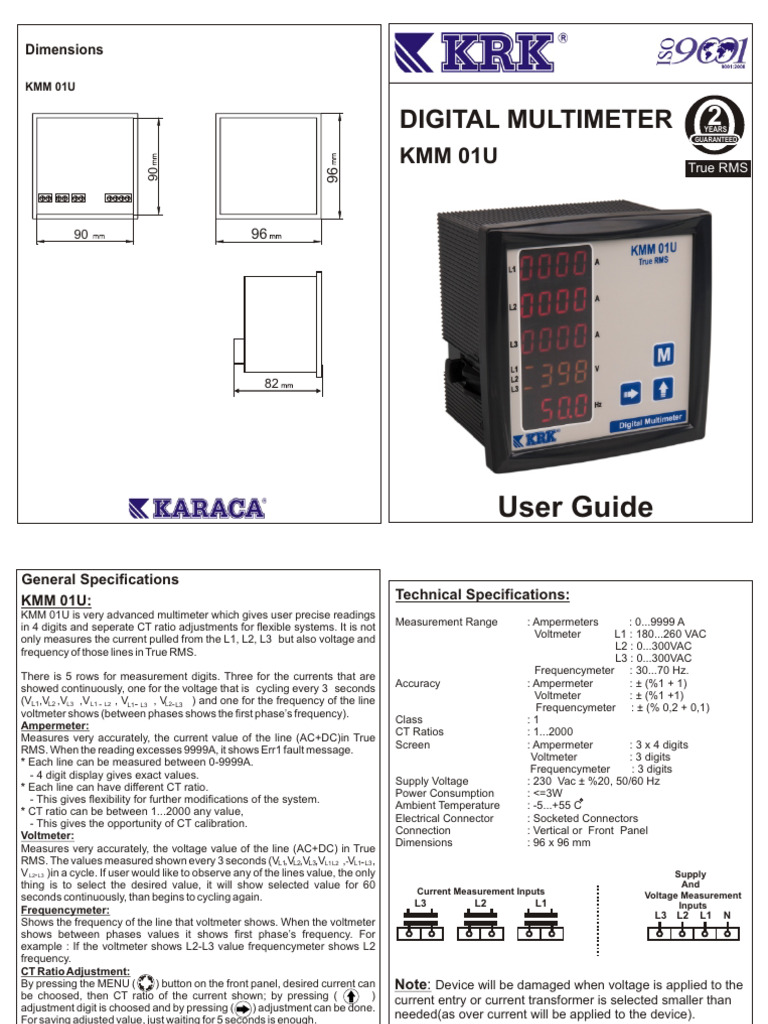 KRK Multimeter | PDF