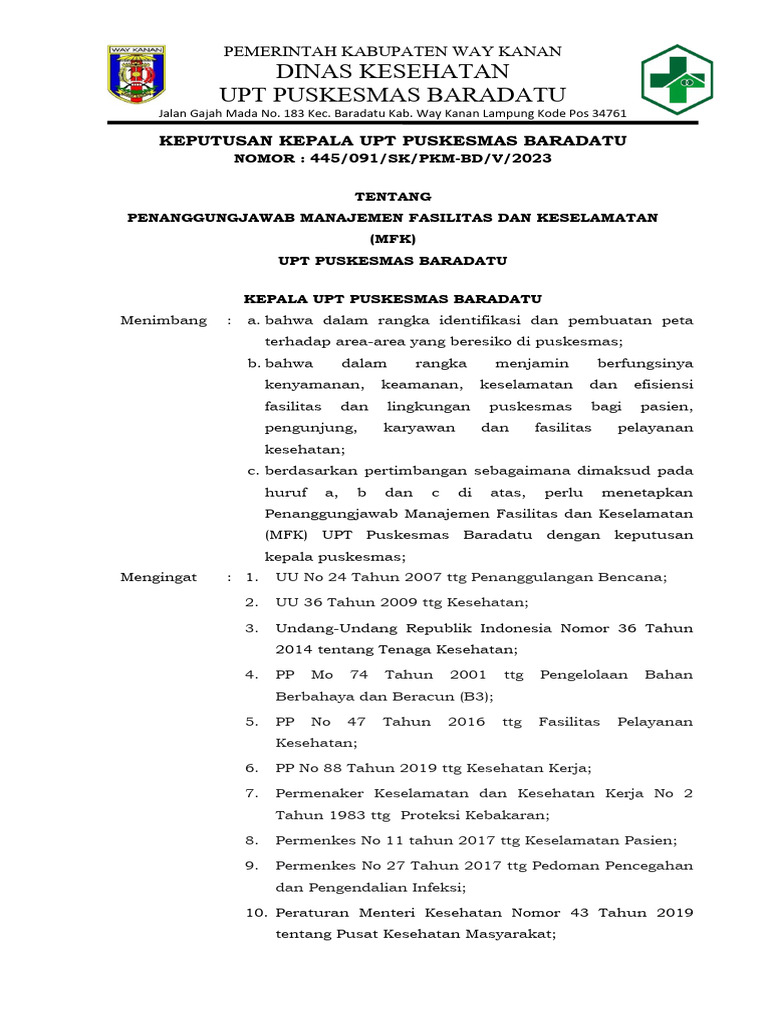 1.4.1.1. SK PJ MFK-2023 | PDF