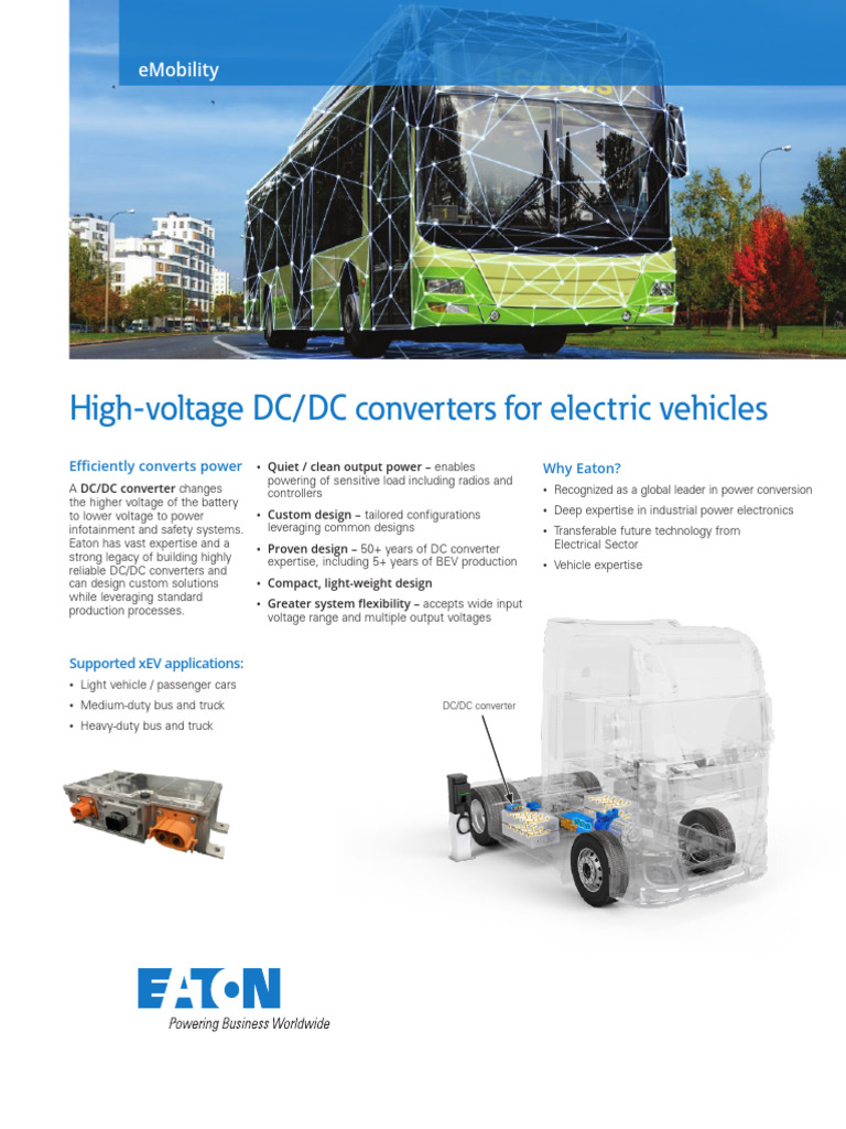 High Voltage DC - DC Converters | PDF | Direct Current | High Voltage