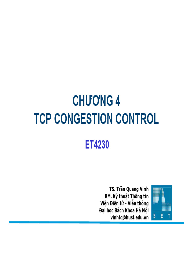 04-2 Congestion Control | PDF