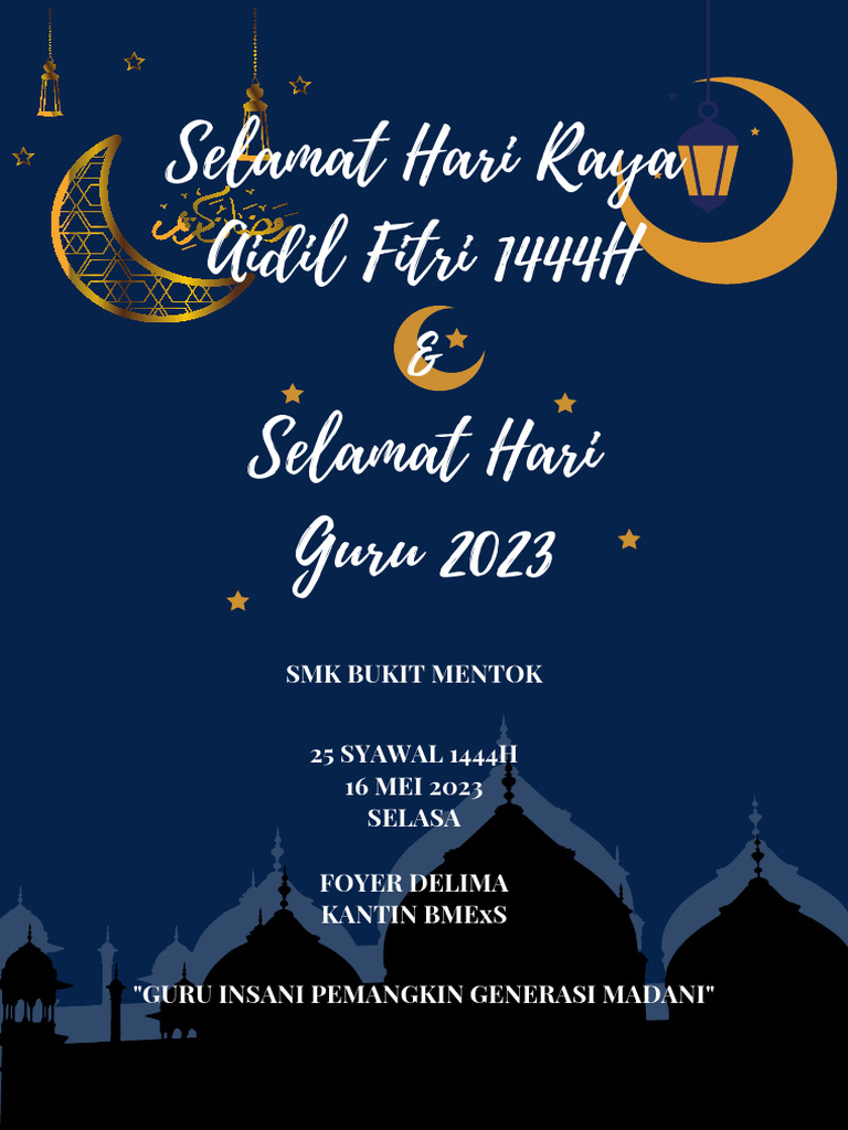 Selamat Hari Raya Idul Fitri (Flyer) | PDF
