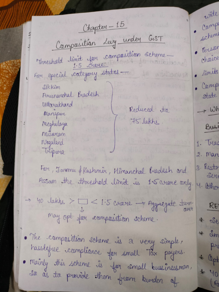 GST Composition Scheme Guide | PDF