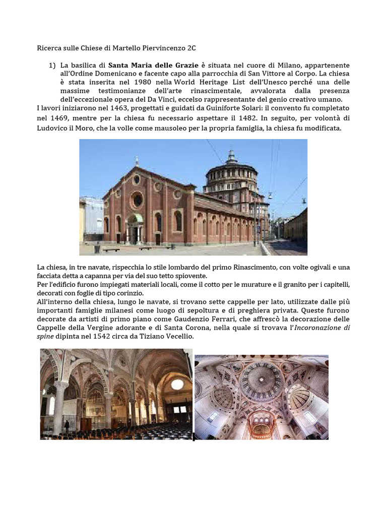 Ricerca Chiese Martello P. 2C | PDF