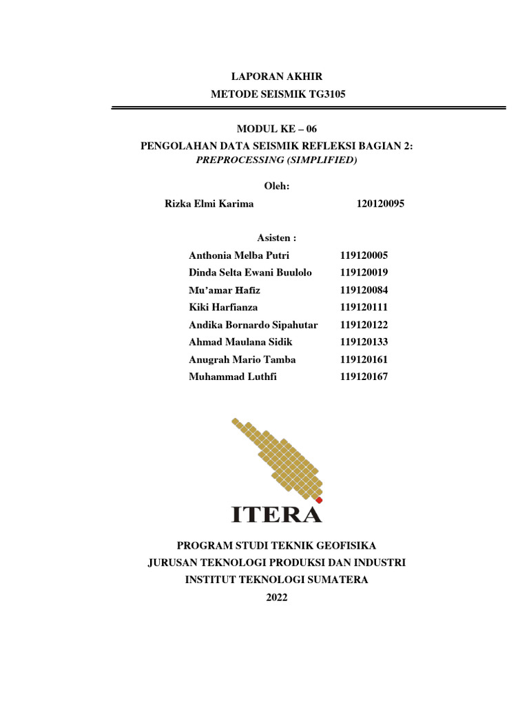 LA A 120120095 Rizka Elmi Karima Modul6 | PDF