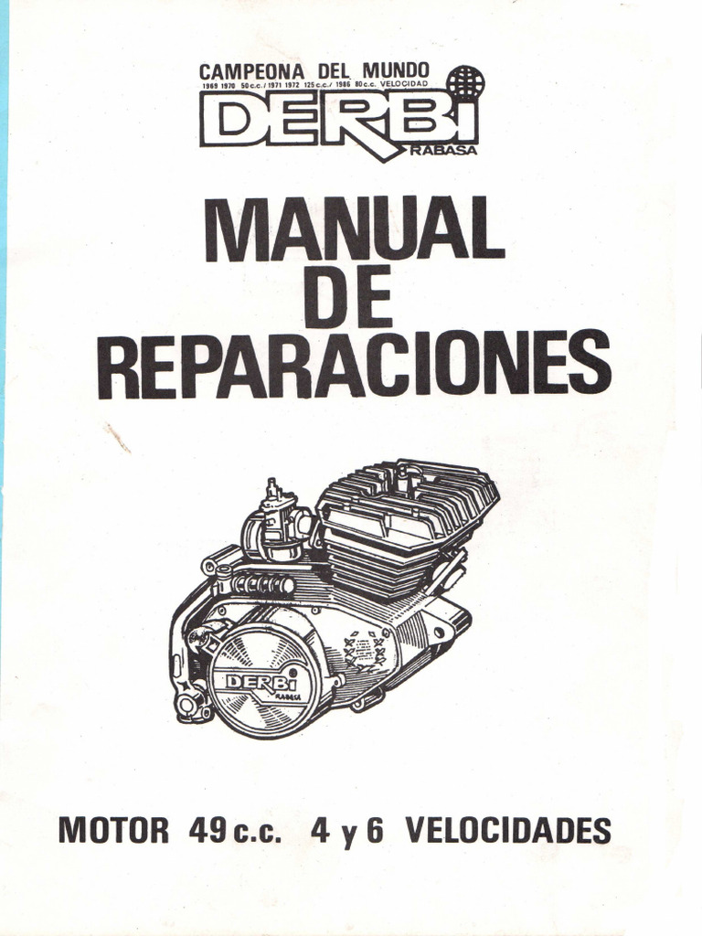 Manual Derbi C7 | PDF