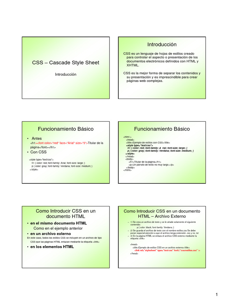 Css Cascade Style Sheet Pdf Modelo De Color Rgb Script Java 8077