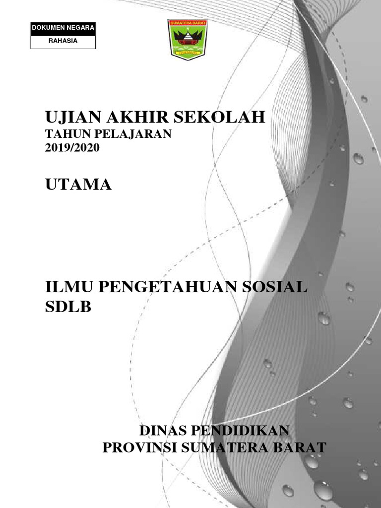 Soal Uas SDLB Ips | PDF