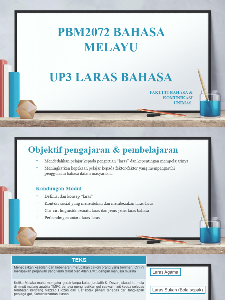 UP3 Laras Bahasa | PDF