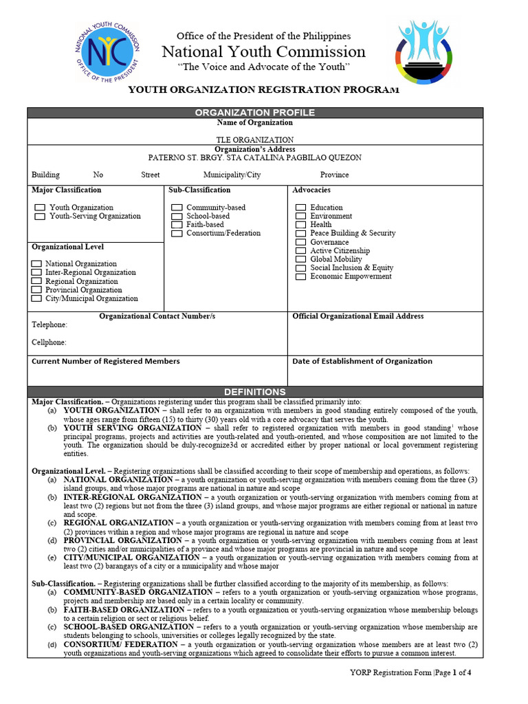 Registration Form 2 | PDF
