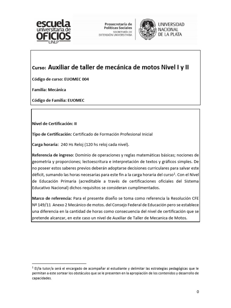 Taller De Mecanica Pdf Aprendizaje Calidad Comercial