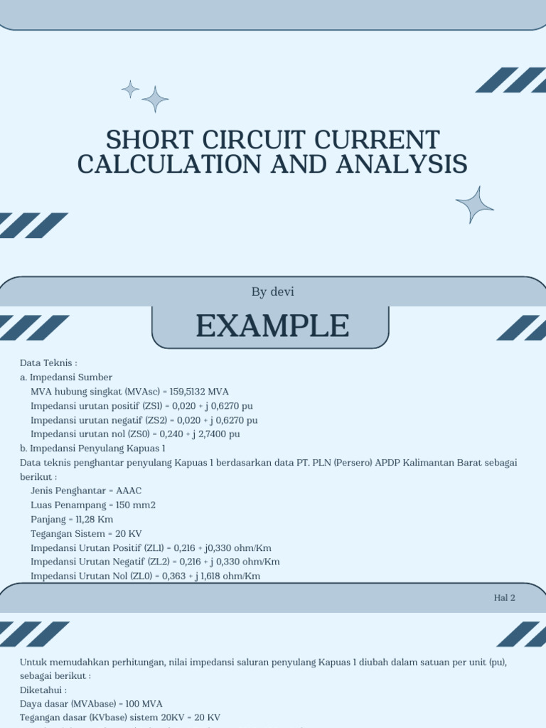 Calculation Short Circuit | PDF