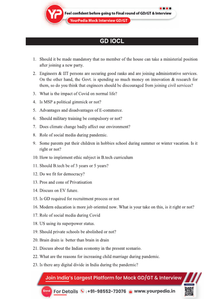 GD Iocl | PDF