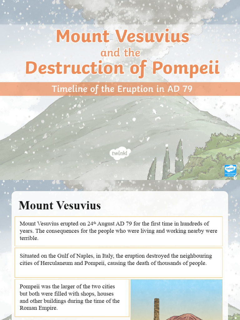 Mount Vesuvius Eruption Timeline | Download Free PDF | Mount Vesuvius ...
