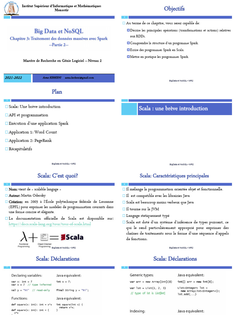 ch3 Bigdata2020 Spark - Part2 4p | PDF