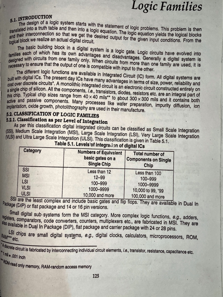 Logic Families | PDF | Integrated Circuit | Cmos