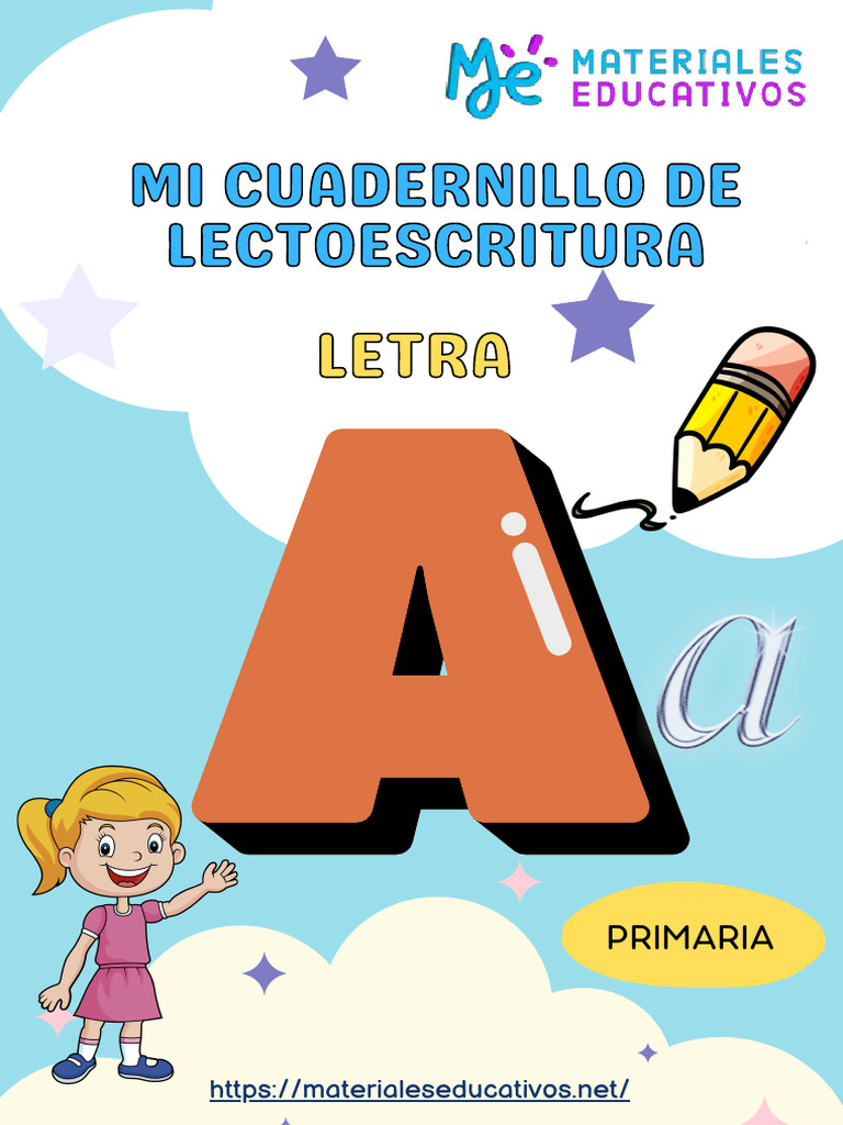 Mi Cuaderno de Lectoescritura Letra A | PDF