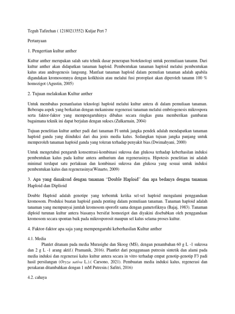 Tugas Kuljar Pert 7 Teguh Tafirehan | PDF