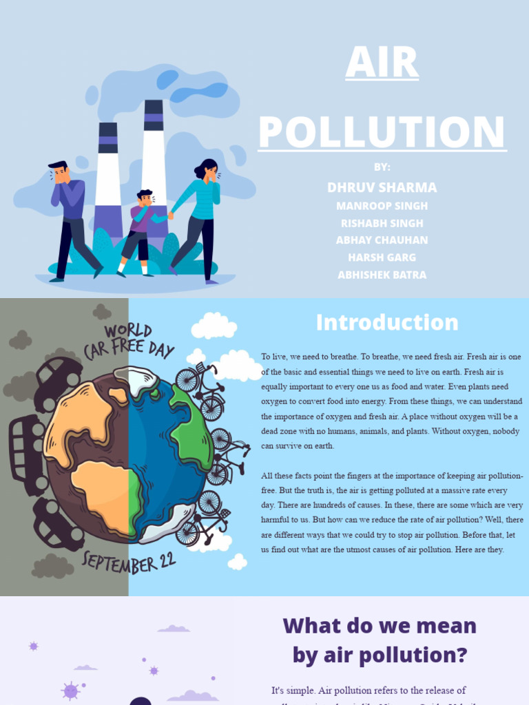 Air Pollution | Download Free PDF | Air Pollution | Atmosphere Of Earth