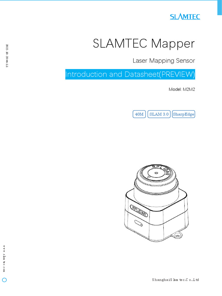 SLAMTEC Mapper Datasheet - M2M2 - v1.1 - en | PDF | Lidar | Computing