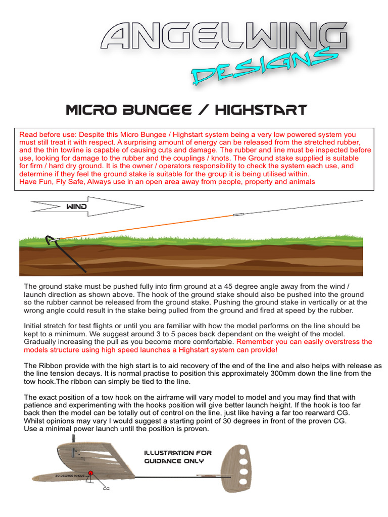 Micro Bungee Plane | PDF