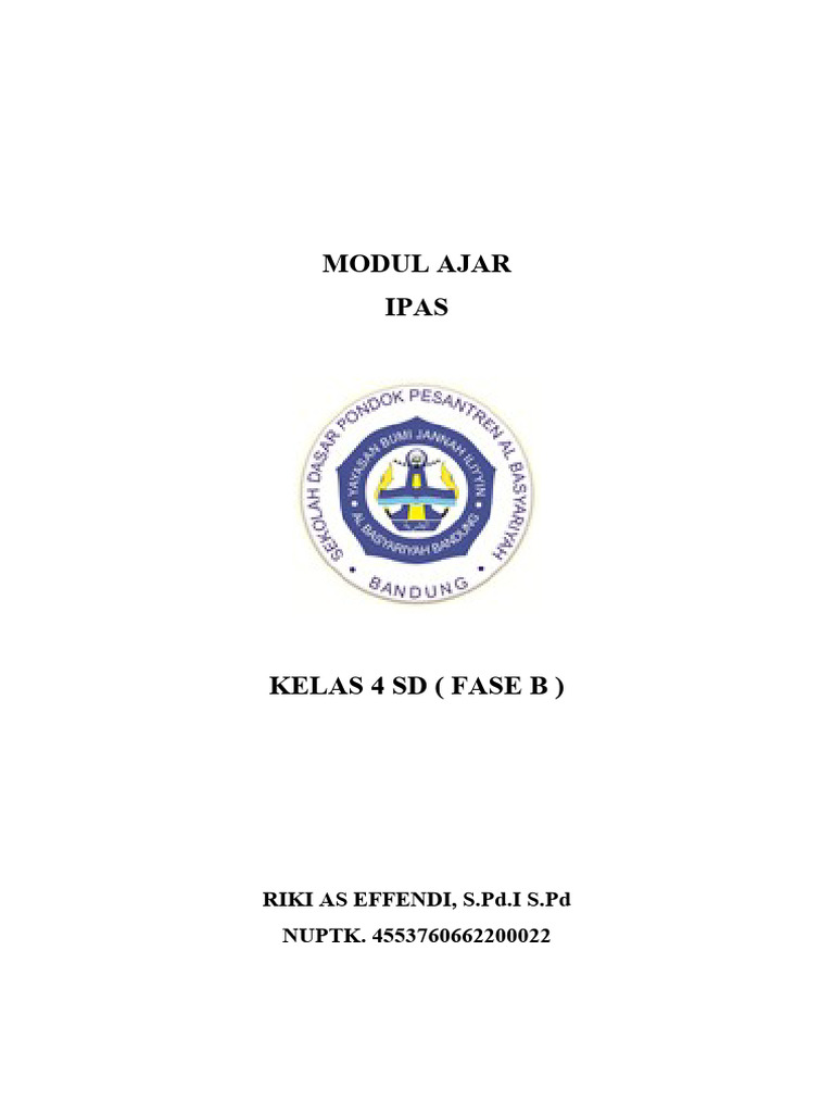Modul Ajar Ipas 01 | PDF