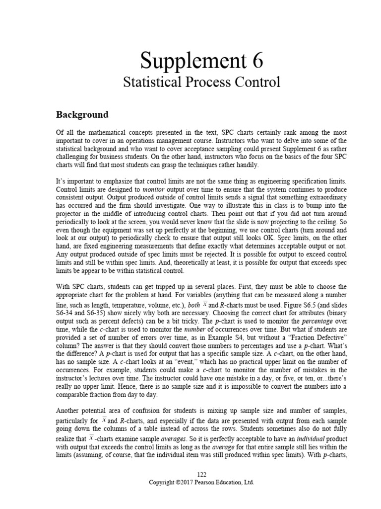 Heizer Om12 Im 06S | PDF | Sampling (Statistics) | Standard Deviation