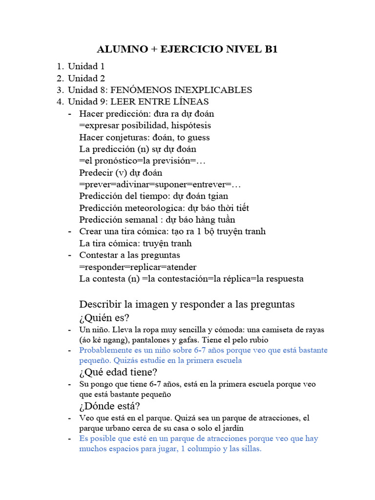 Alumno Nivel B1 | PDF