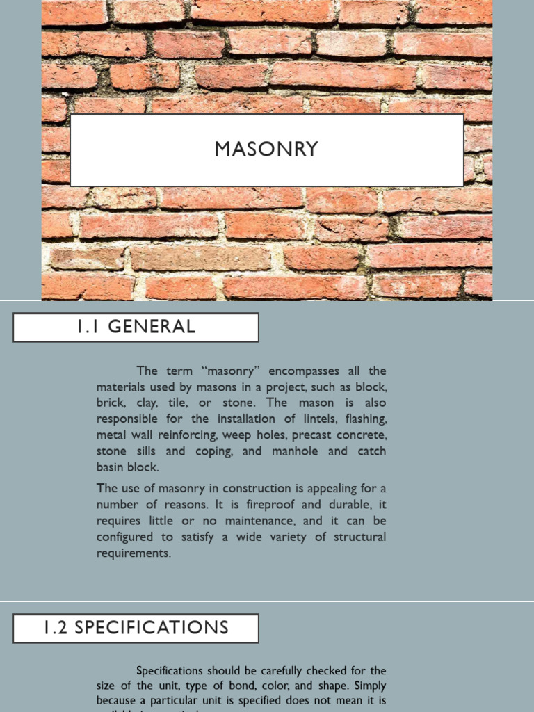 Masonry | PDF | Art