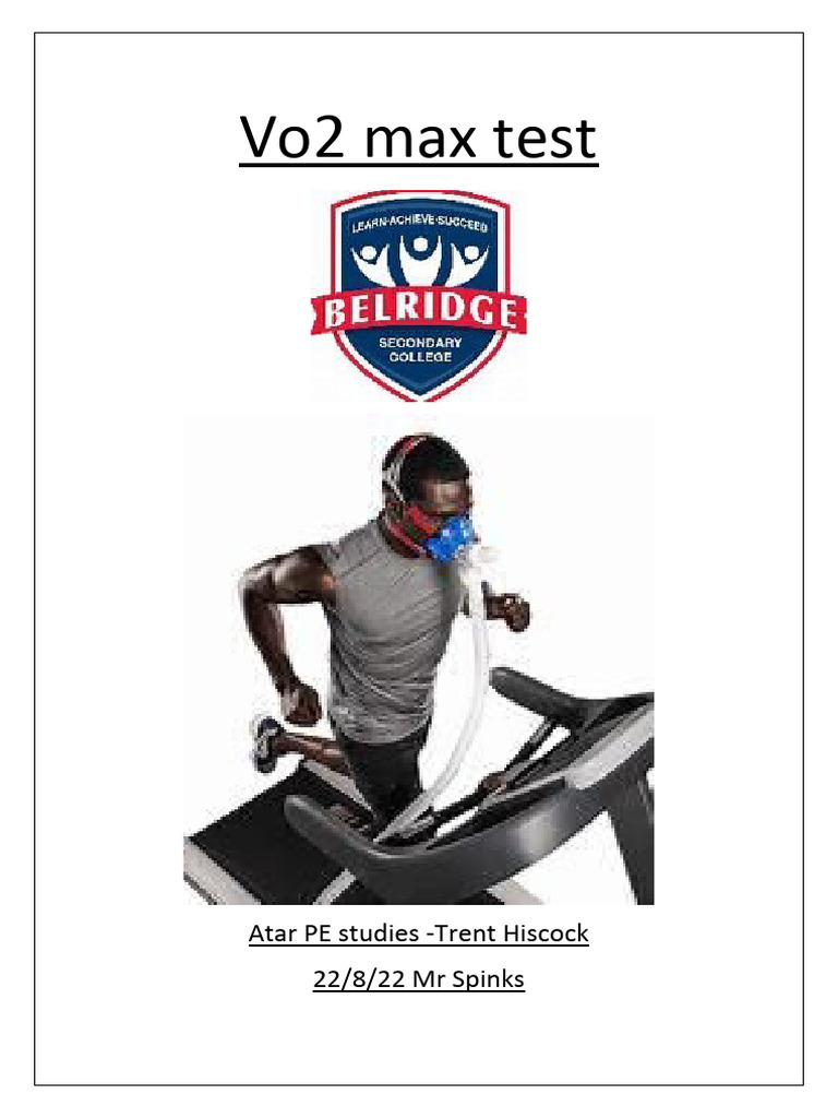 VO2 Max Test Results Analysis | PDF