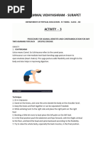 Yoga Practical File Class 12 | PDF