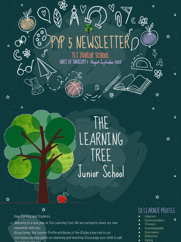 PYP 5 Newsletter - Aug 2023 | PDF