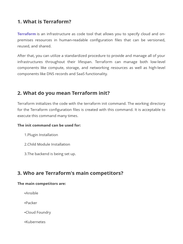 Tera Form | PDF | Cloud Computing | Command Line Interface
