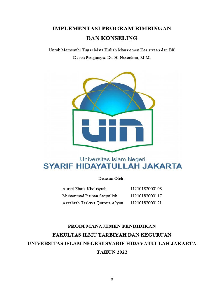 KEL 10 - Implementasi Program BK - 3C | PDF